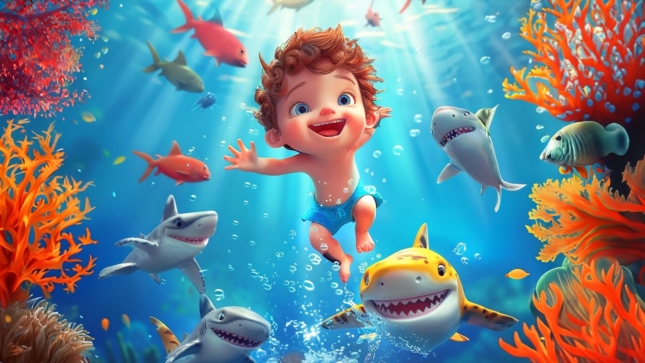 Baby Shark 🌈🦈 Doo Doo Doo Dance Cartoon | Best Pals Kids Songs ...