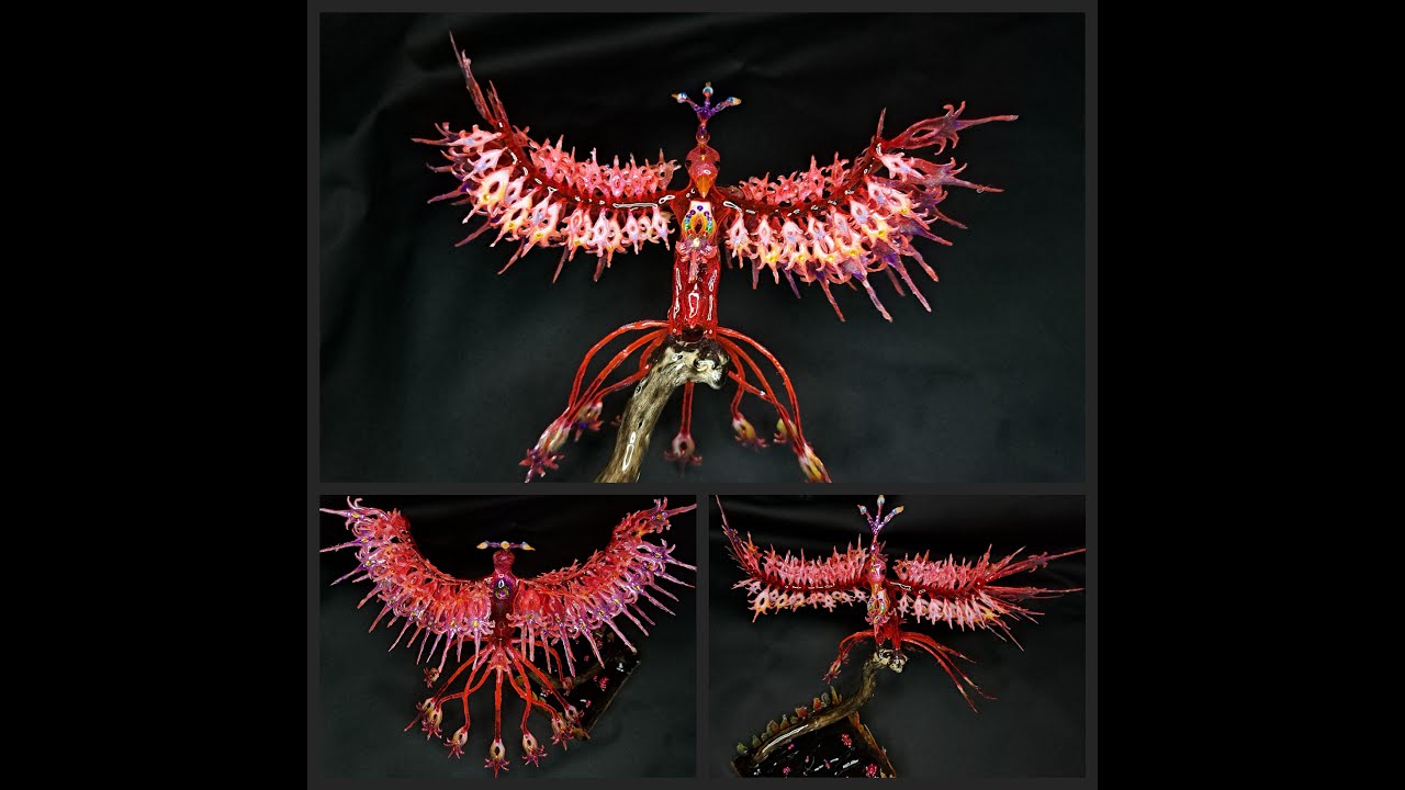 Rise of the Phoenix - UV Resin Phoenix with LED Light Base - Longest ...