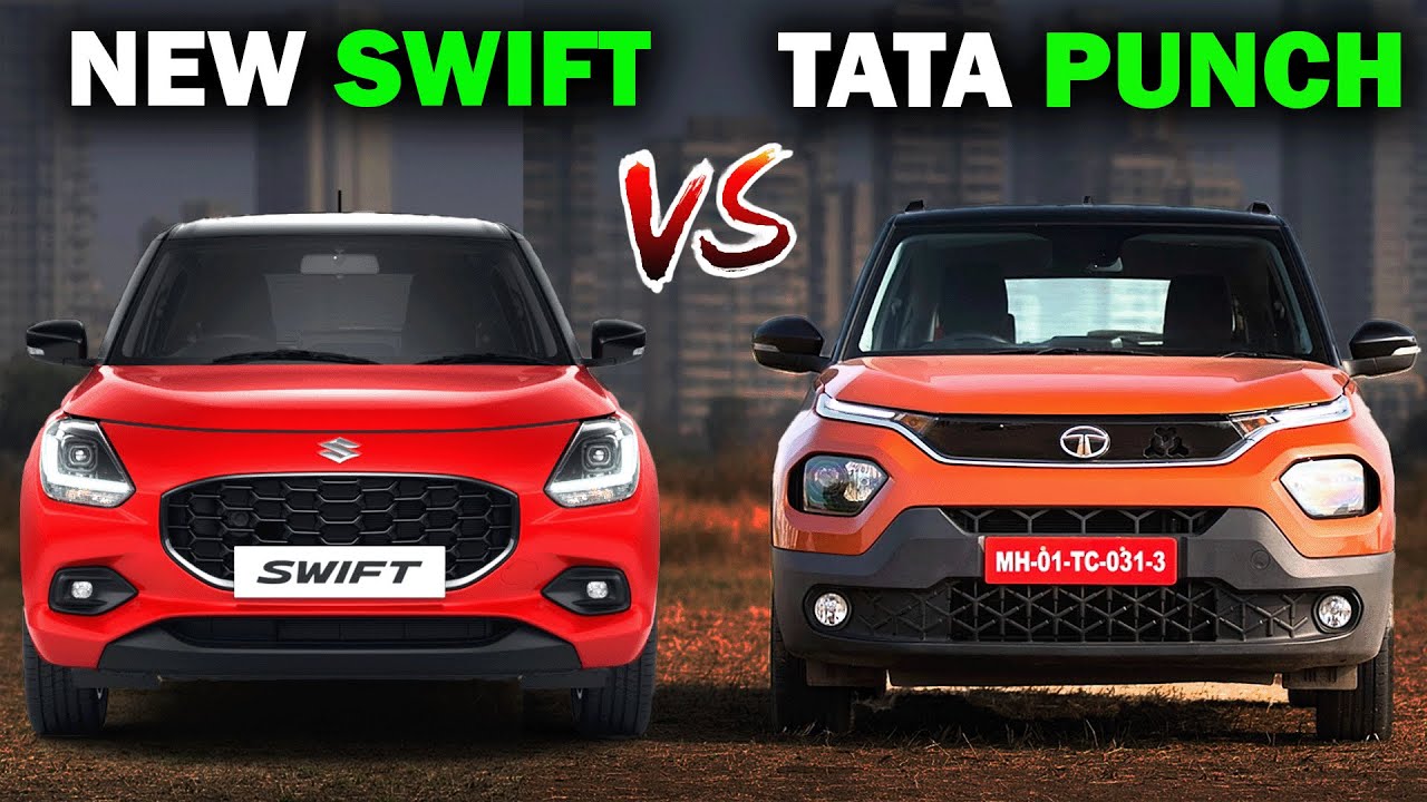 New Swift Vs Tata Punch | Swift 2024 vs Tata Punch | Swift vs Punch ...