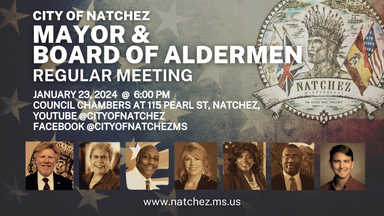 Regular Meeting of the Mayor & Board of Aldermen 1/23/24 - YouTube