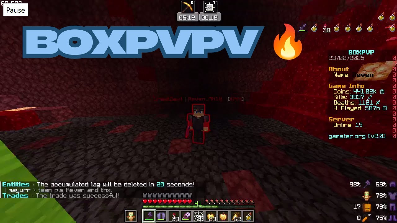 Playing Minecraft BoxPvp For Fun .... - YouTube