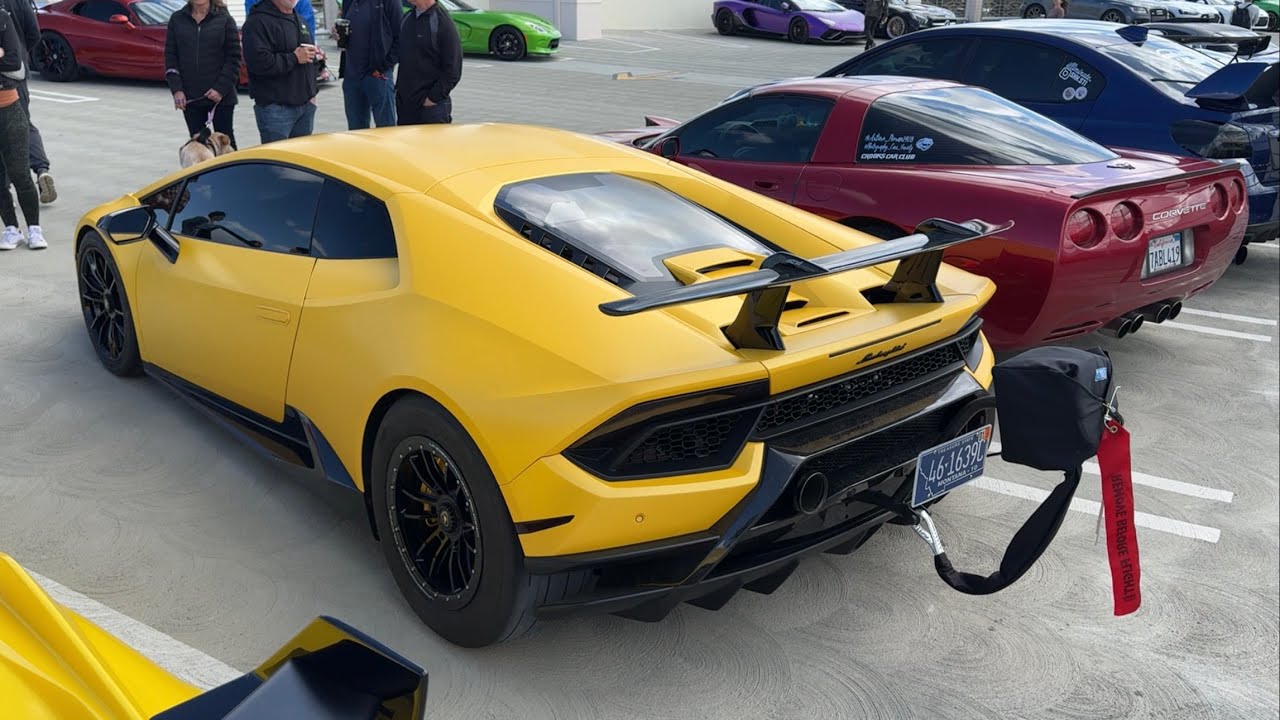 3500 HP UGR Huracan Spotted at Car Show! - YouTube