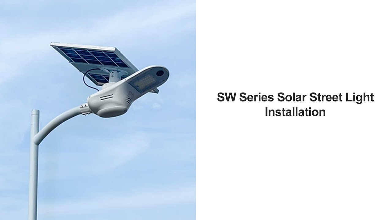 Quick & Easy Swan Series Solar Street Light Installation - YouTube