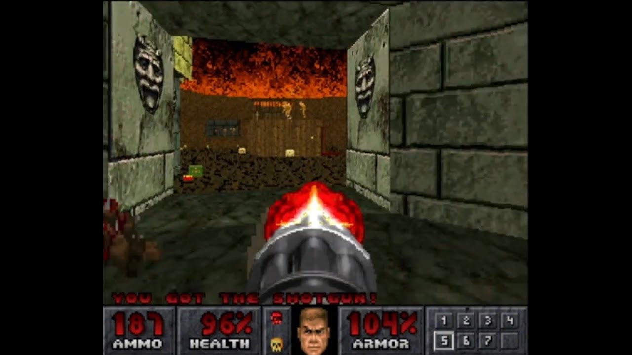 PSX Doom: Master Edition | Level 29 - Hell Mountain - YouTube