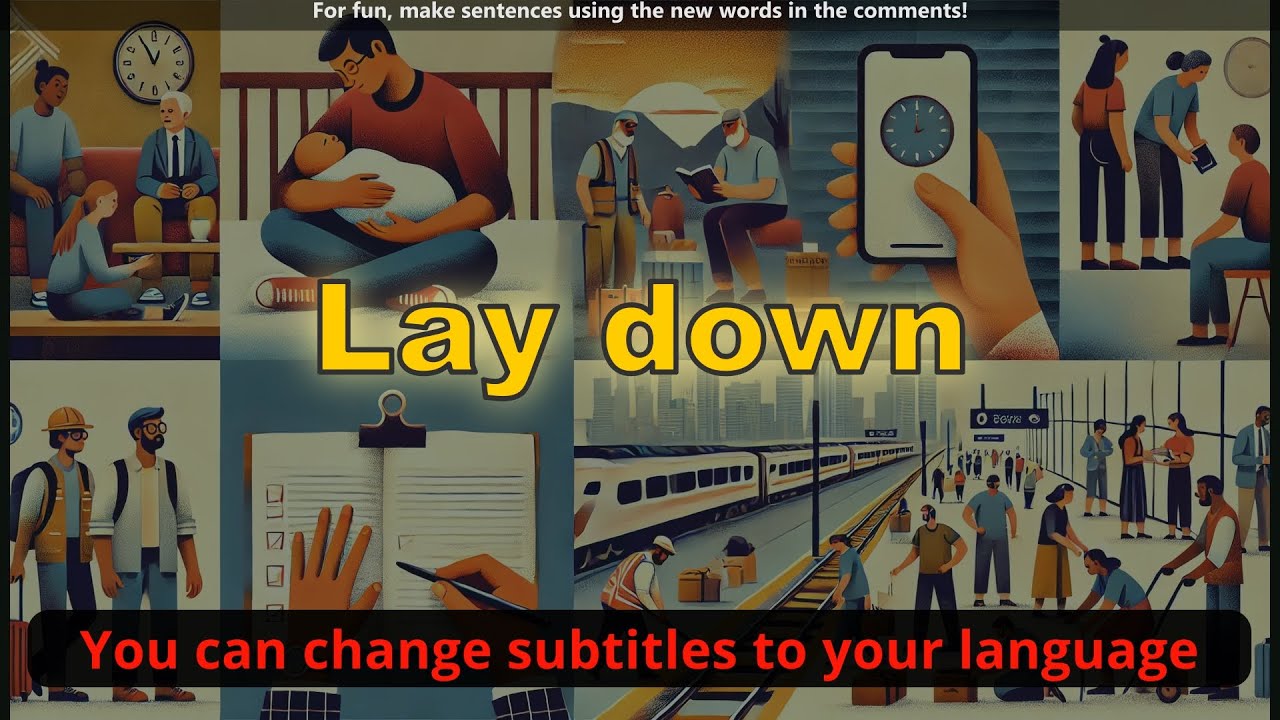 Lay down meaning with 5 examples - YouTube