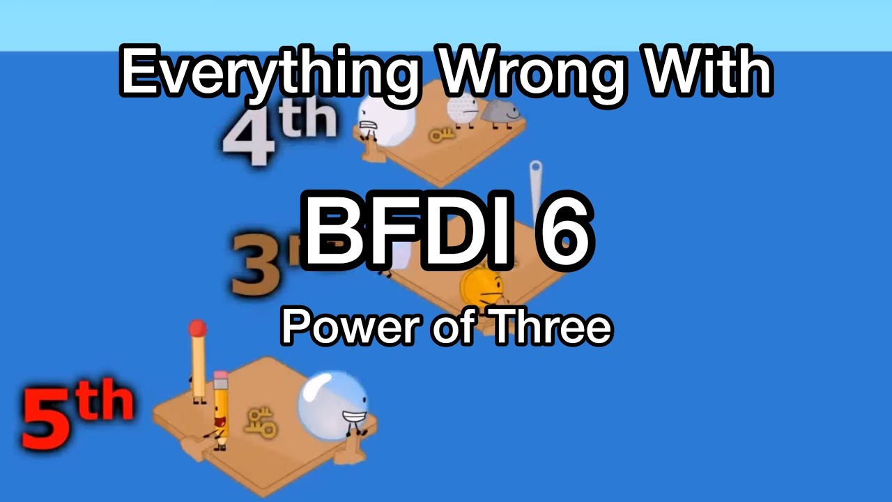Everything Wrong with BFDI 6 | starnoah1 - YouTube
