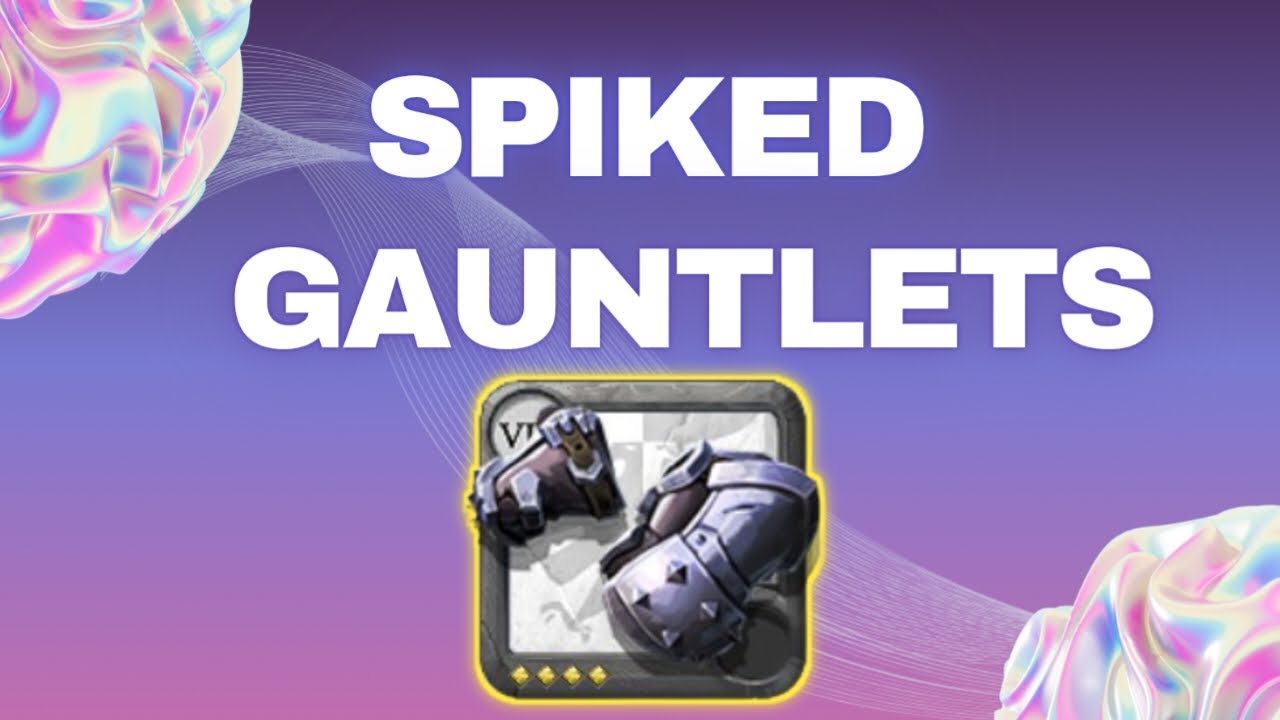 spiked gauntlets albion build - YouTube