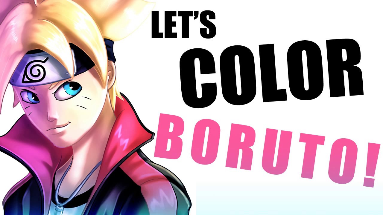 Let's Color Boruto! - YouTube