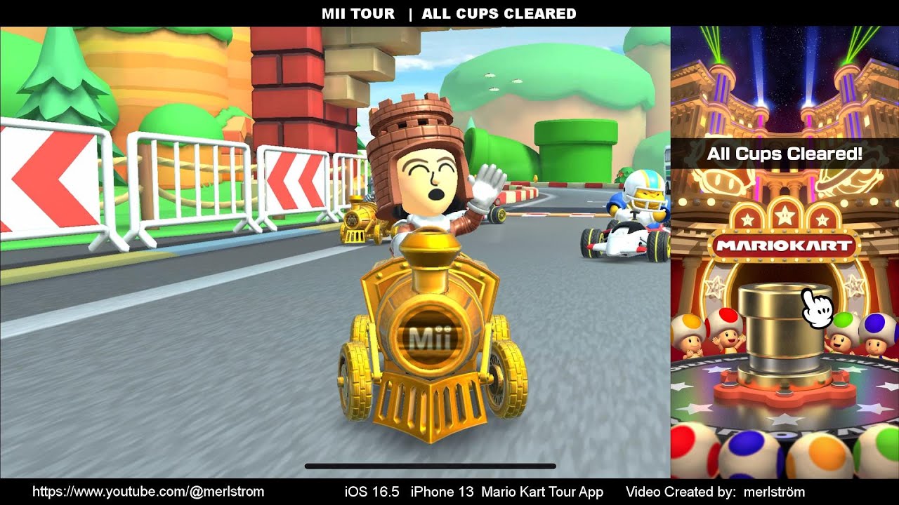 Mario Kart Tour MII TOUR ⫸ MORTON Cup 4 Race CHALLENGES COMPLETED ⫷ ALL ...