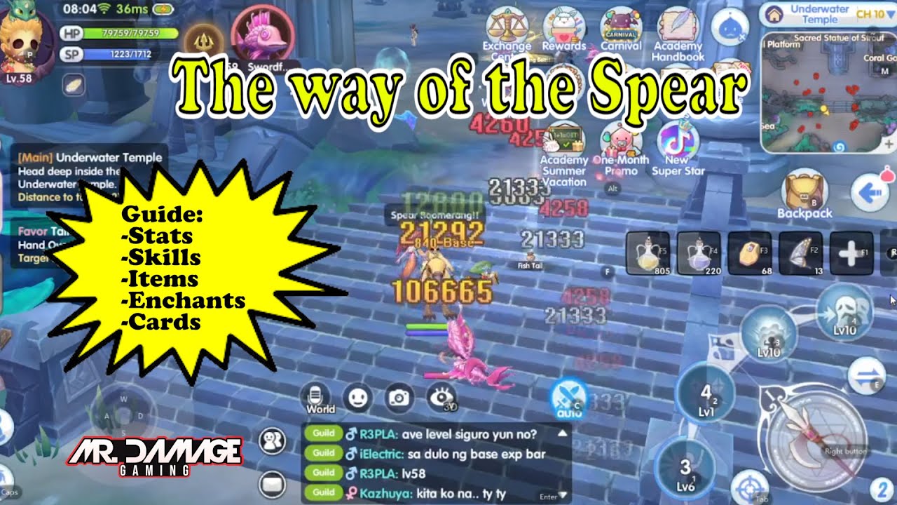 ROX - F2P Spear Knight Guide - Ragnarok X Next Generation - The way of ...
