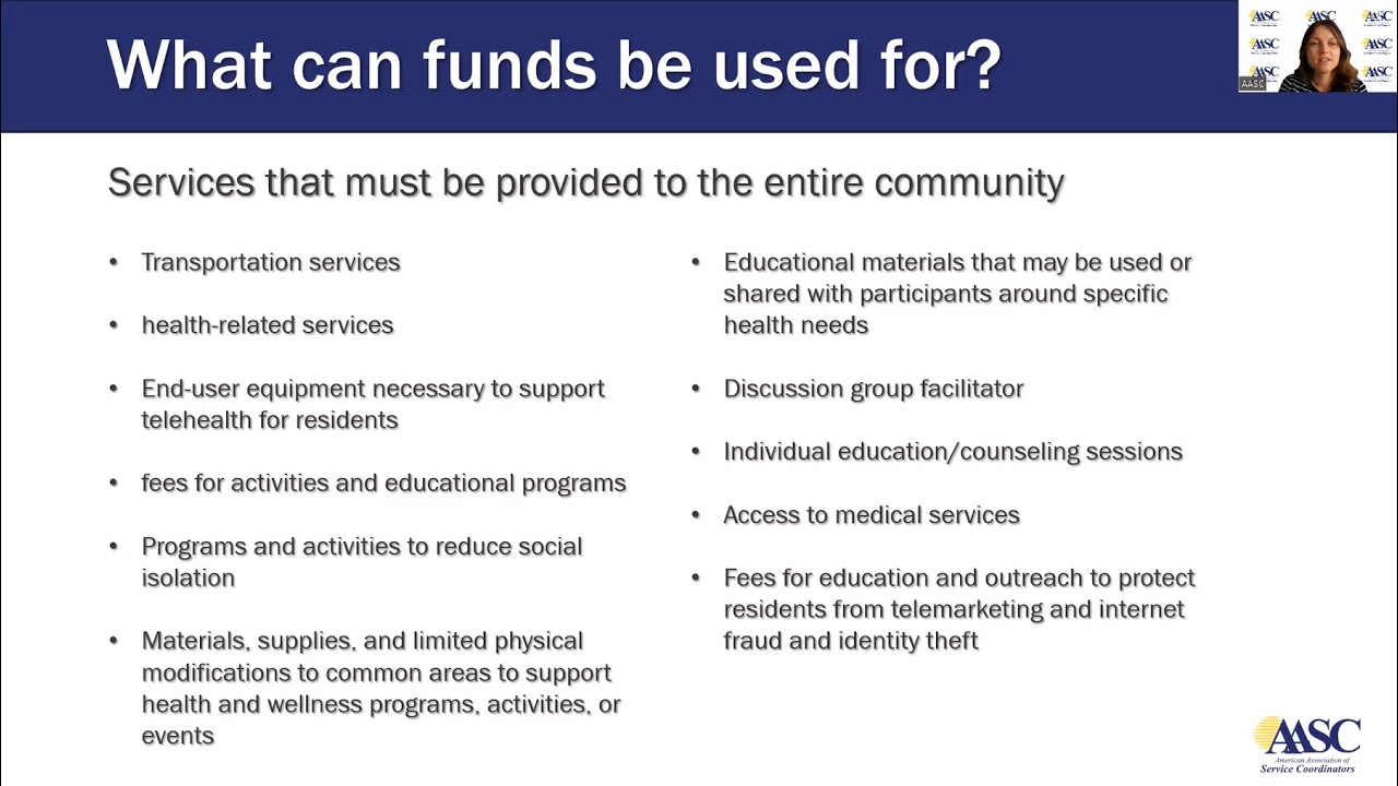 Supportive Services Funds Training Video - YouTube