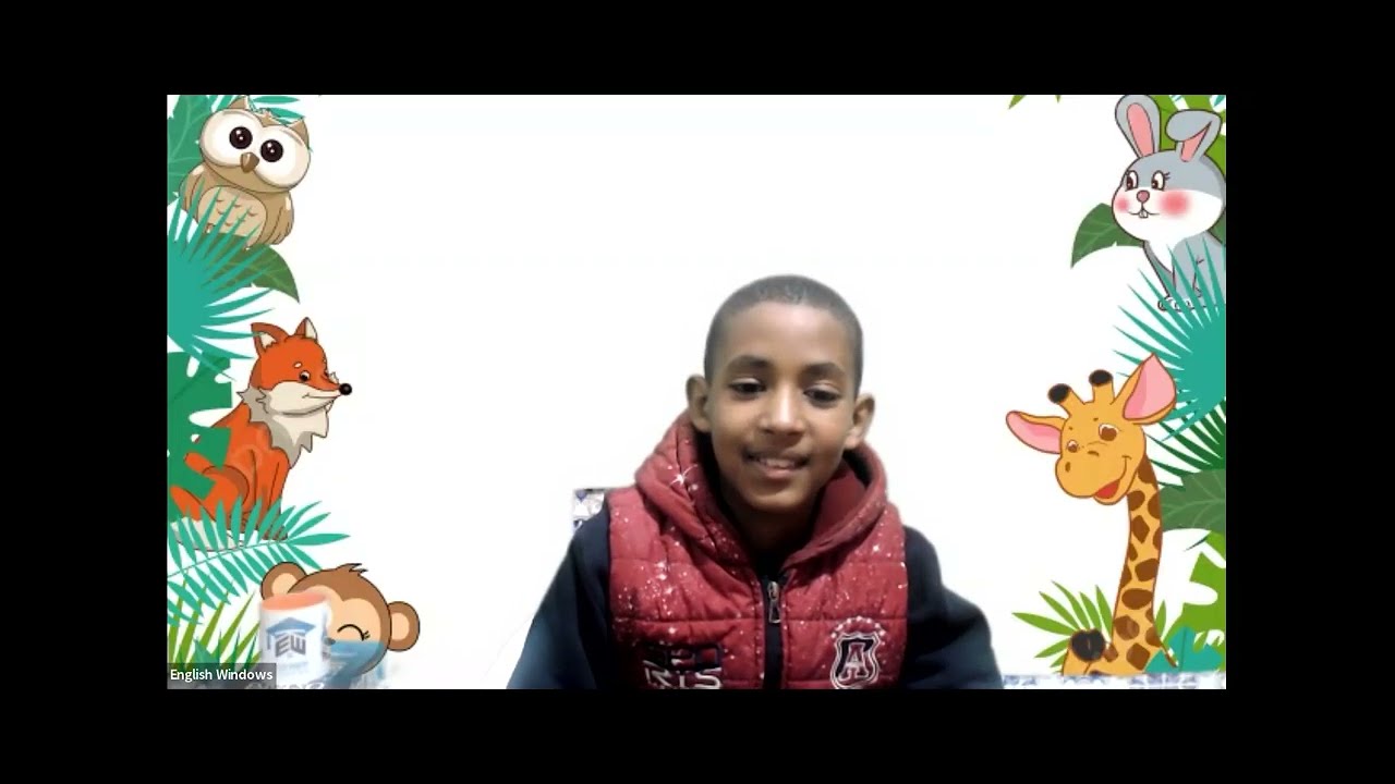 Achraf with English tutor Said, session 2 - YouTube