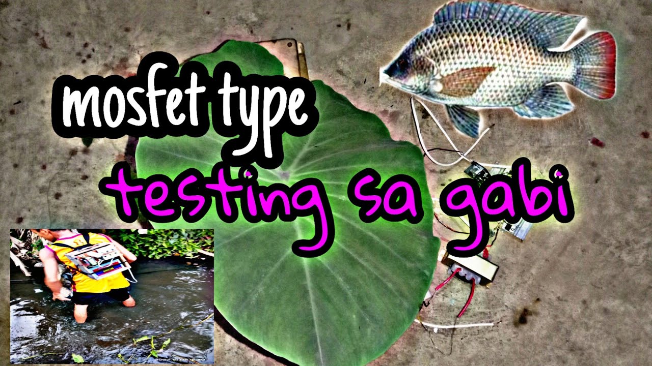 MOSFET TYPE electric fish shocker spark test. - YouTube