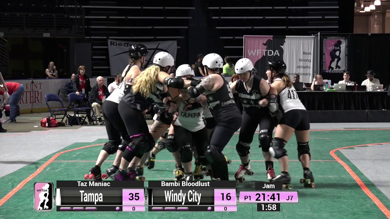 WFTDA Roller Derby - Division 1, Seattle - Game 9 - Windy City Rollers ...