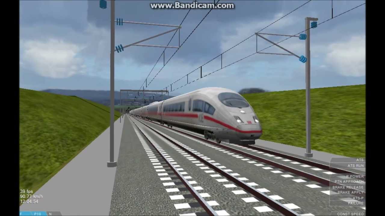 OpenBVE HD EXCLUSIVE: Siemens Velaro ICE 3 Release Video (350 km/h on ...