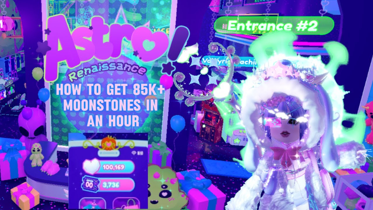 How to get 85k moonstones in an hour! | Astro Renaissance 💫🛸👾| Farming ...