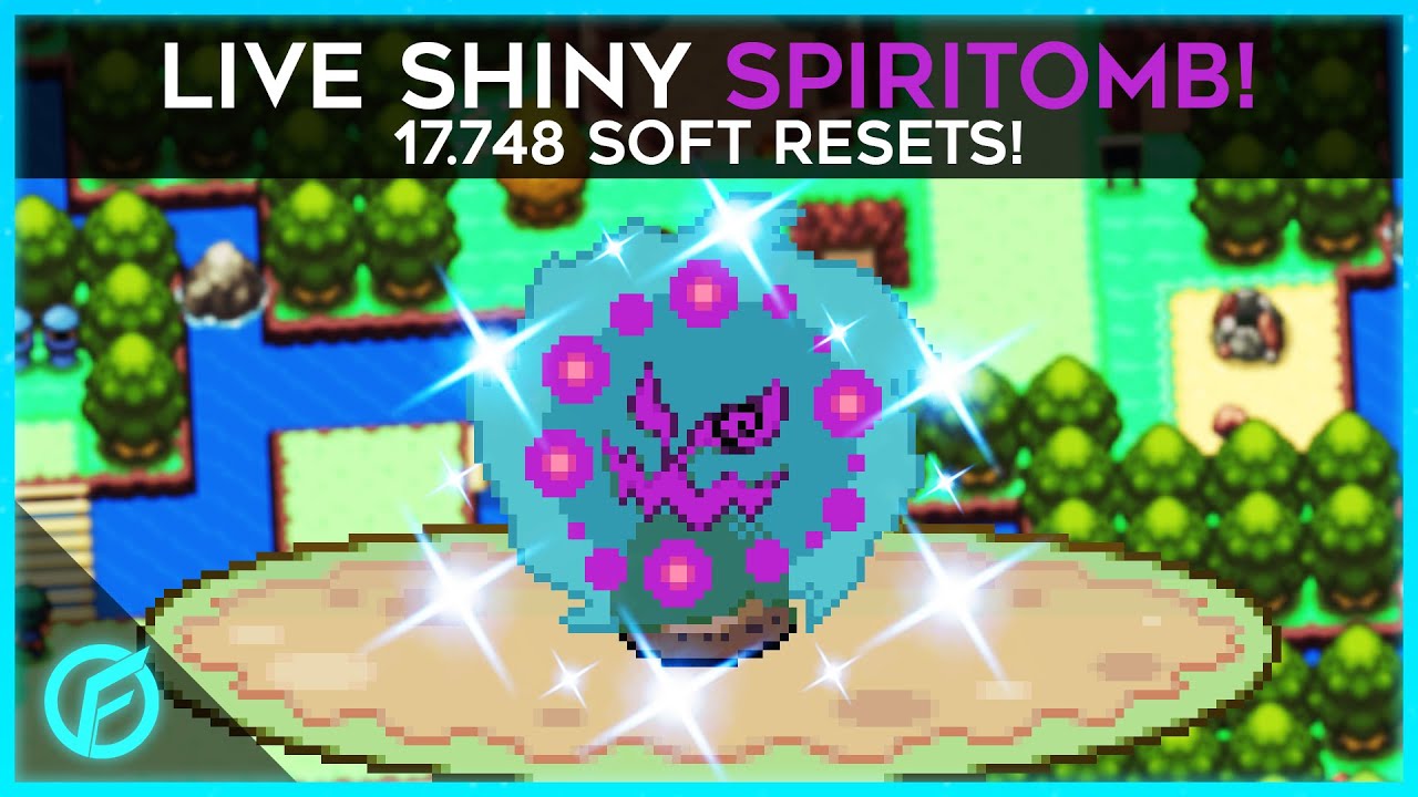 LIVE! SHINY Spiritomb After 17.748 SRs! - Pokemon Platinum - YouTube