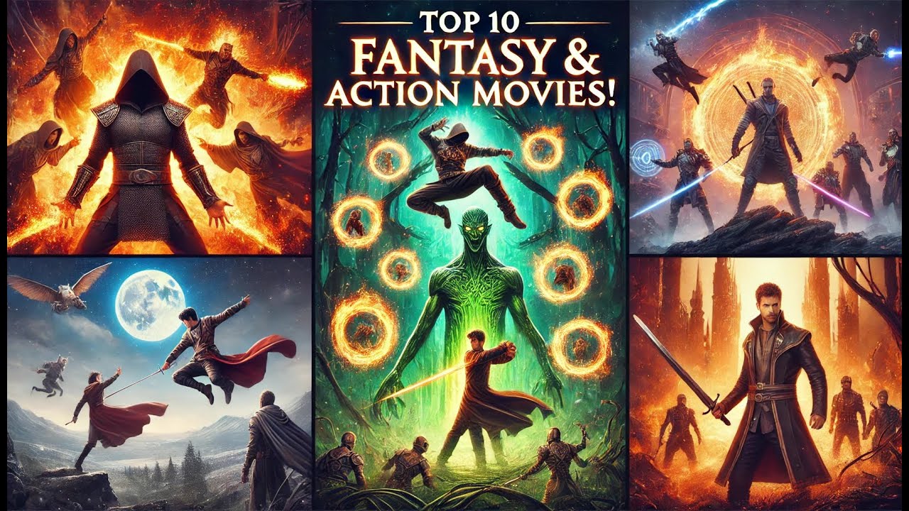 Top 10 Fantasy & Action Movies | EPIC Adventures You Can’t Miss! - YouTube