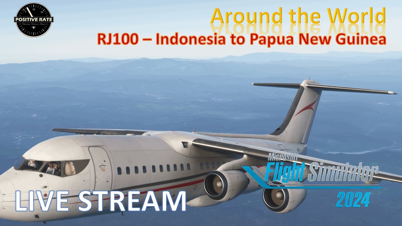 *LIVE* RJ100 - Indonesia to Papua New Guinea - YouTube