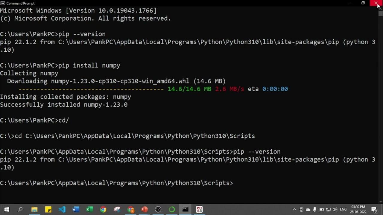 How to install NumPy in Python | PIP install NumPy | NumPy installation ...
