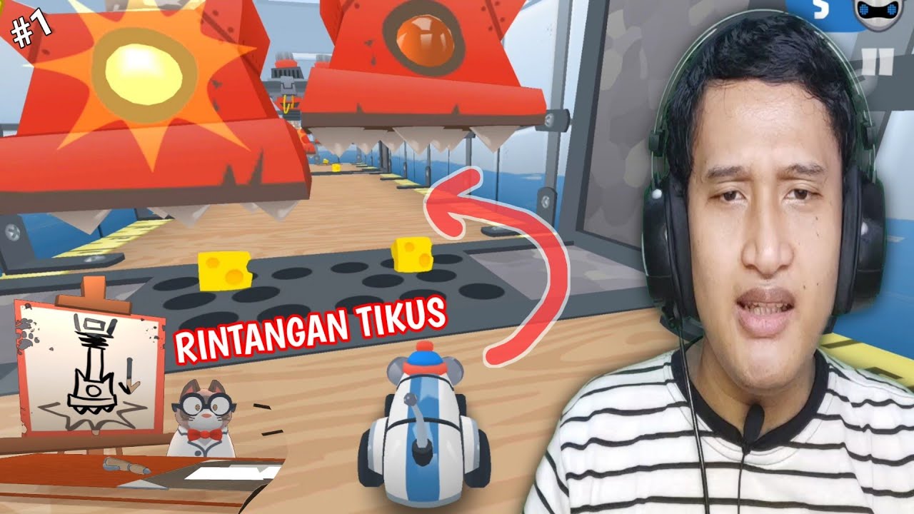 JADI ROBOT TIKUS!! 😹 DAN HARUS LEWATIN JEBAKAN BATMAN DARI MASTER PROF ...