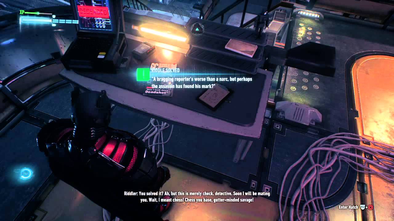 Batman™: Arkham Knight - Airships Riddle # 2 (Deadshot) - YouTube