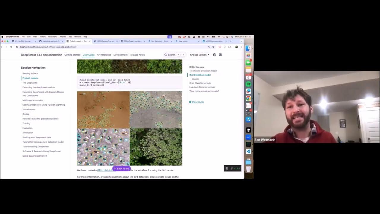 Statistical Methods Series The Deepforest Python Package For Airborne