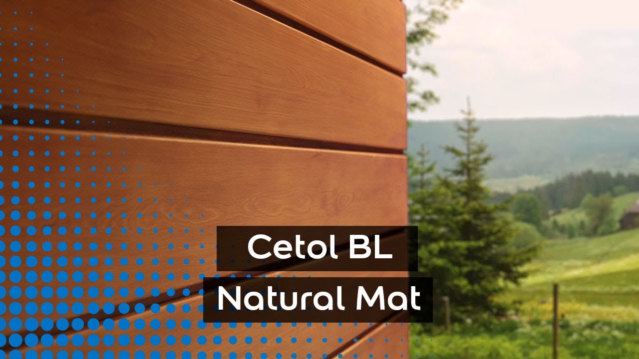 Cetol BL Natural Mat - Sikkens - YouTube