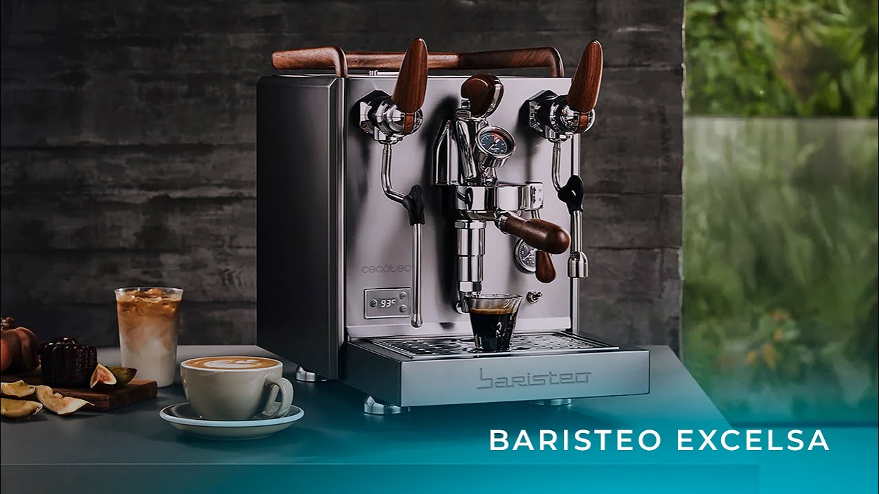 Máquina de café espresso barista profissional Baristeo Excelsa - YouTube