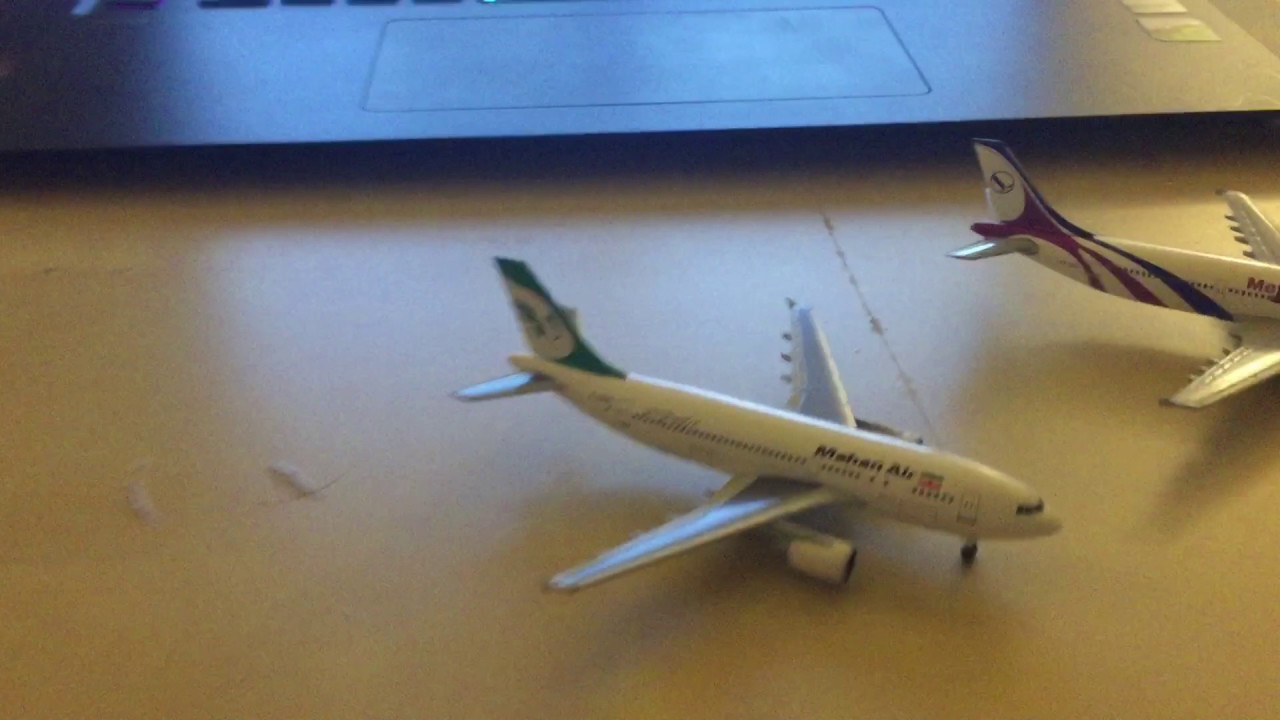 Unboxing Herpa Meraj Airlines A300-600 / Mahan Air A310 - YouTube