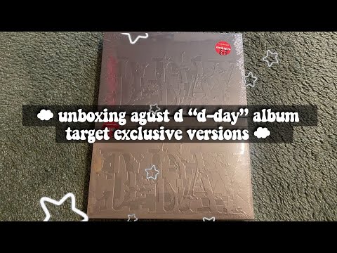 unboxing yoongi’s ‘d-day’ album || target exclusive version - YouTube