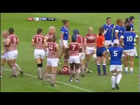 👊 Worst Women Rugby Tackle Ever: Soteria Pulumu Huge Hit 👊