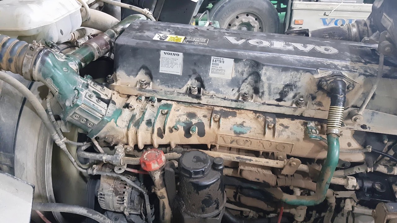 볼보 440 엔진 다찌보링(입체보링) 후 테스트 / After Test about Volvo 440 D13 Engine ...