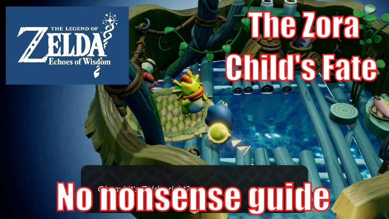 The Zora Child's Fate Quest Guide | River Zora Village | Zelda: Echoes ...