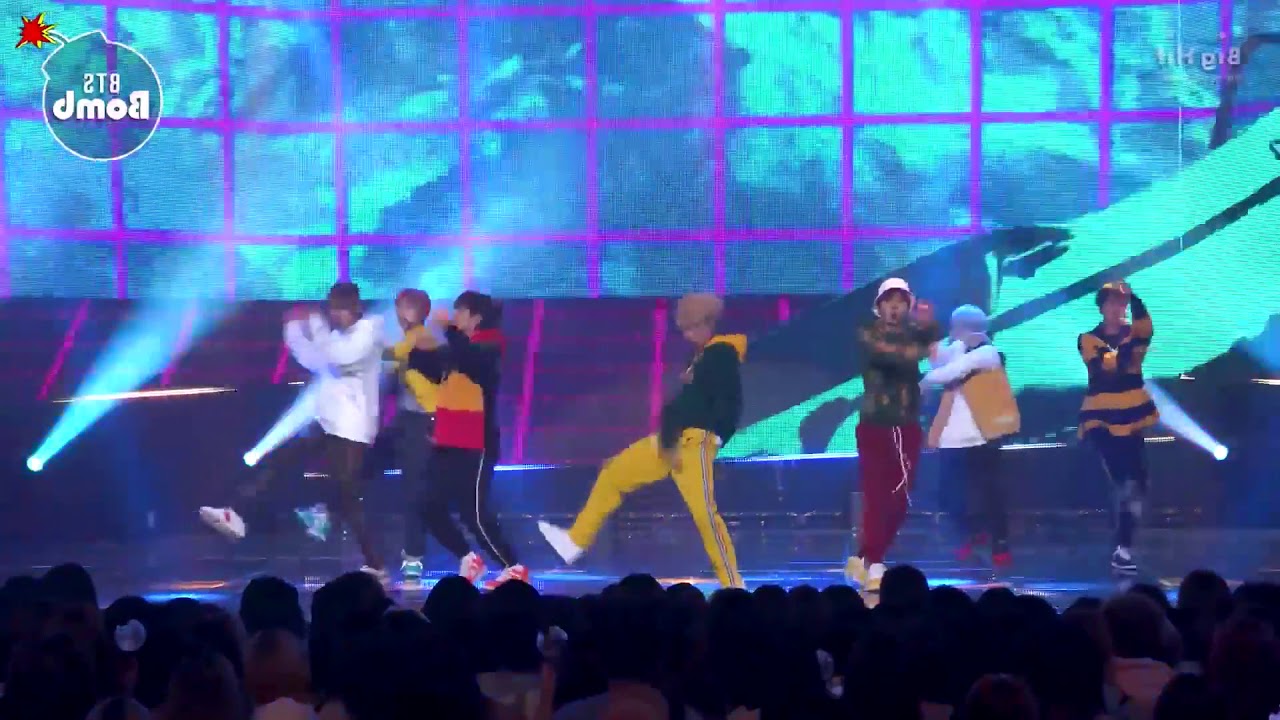 bts go go mnet comeback show mirrored - YouTube