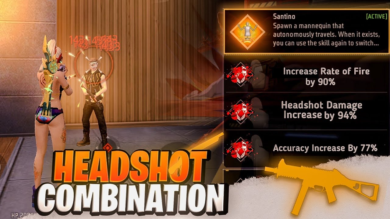 BEST ( HEADSHOT ) COMBINATION WITH SHOTGUN AND SMG // SHOTGUN ...
