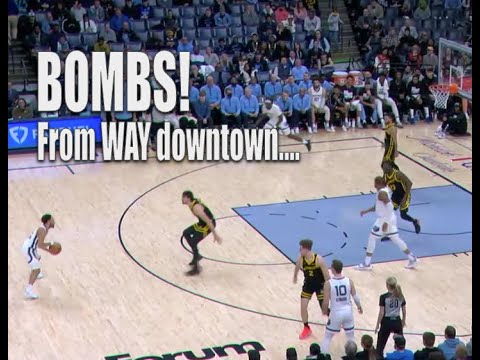 NBA Long Distance Bombs | Best Deep 3-Point Shots from WAY Downtown ...