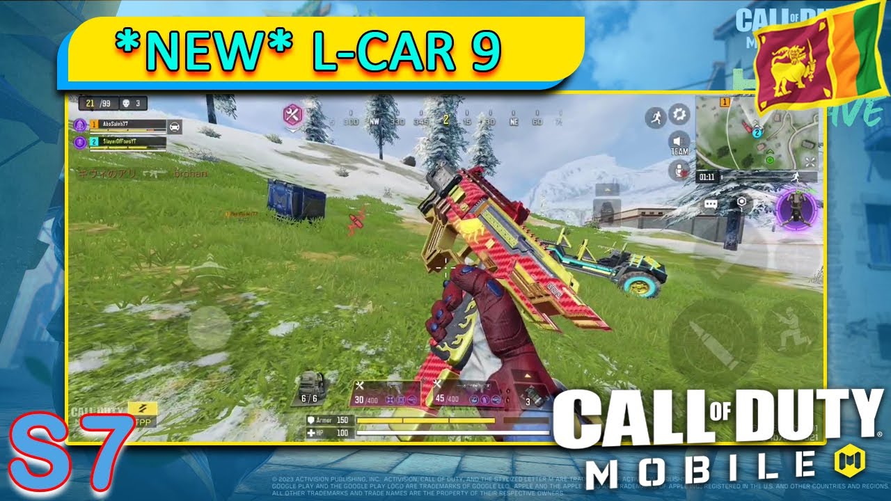 *NEW* L - CAR 9 Battle Pass weapon 😍 | COD Mobile Season 07 - YouTube