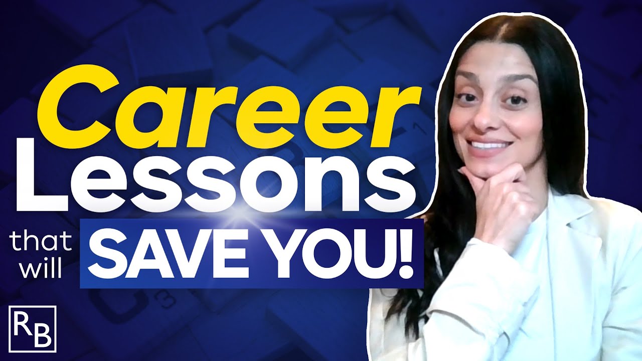 5 CAREER LESSONS | Career Advice to Achieve Career SUCCESS - YouTube