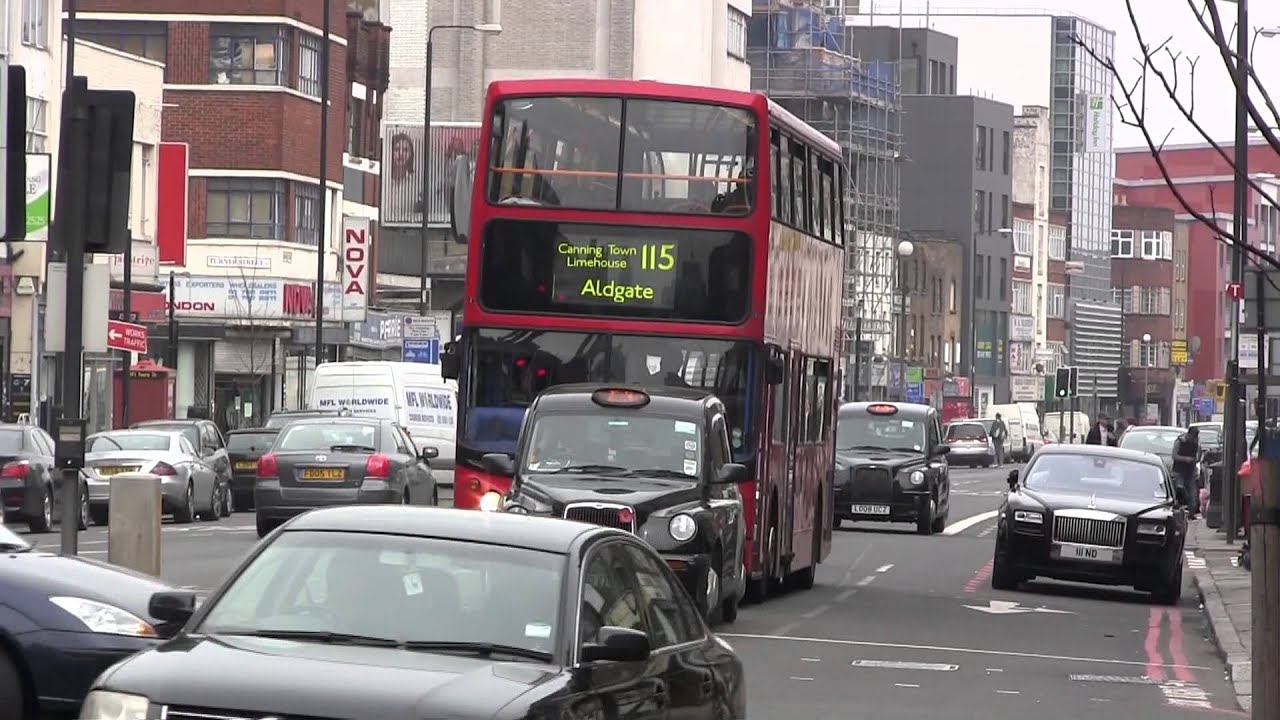 London Bus - Route 115 - YouTube