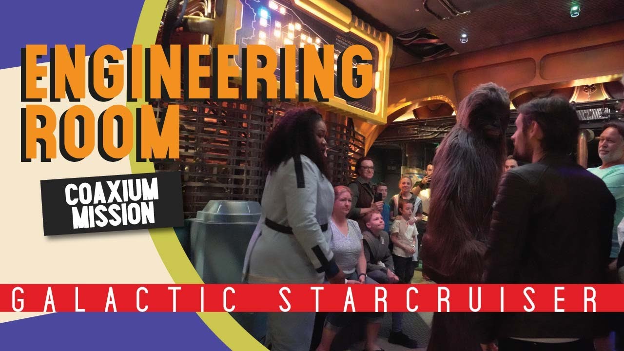 Star Wars Galactic Starcruiser Engineering Room - YouTube