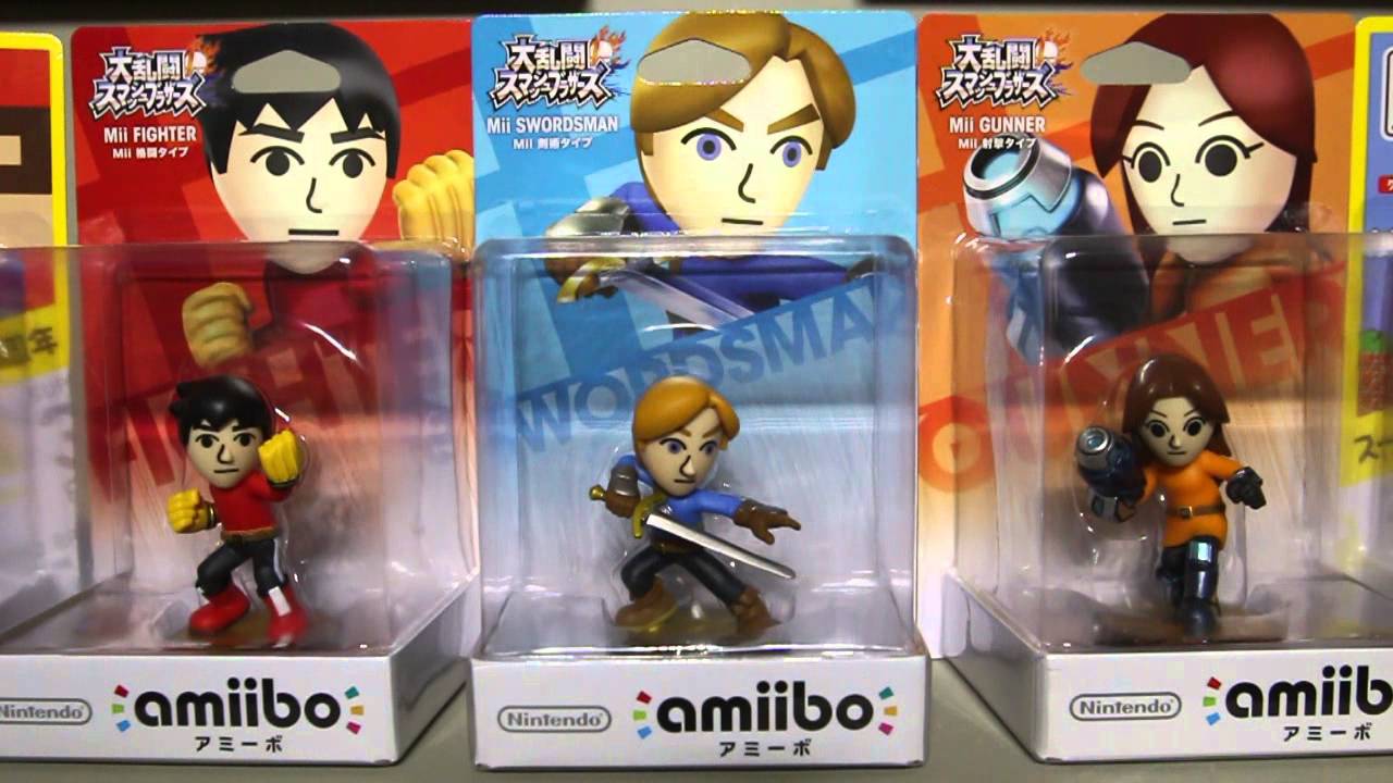 8 Bit Mario and Mii Fighters Amiibo Opening - YouTube