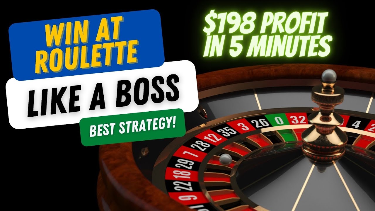How to win at roulette like a boss: The Best roulette Strategy - YouTube
