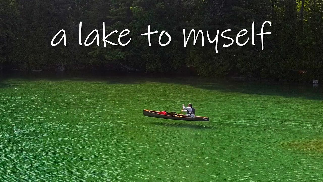 Solo Canoe Camping | The Entire Lake to Myself. - YouTube