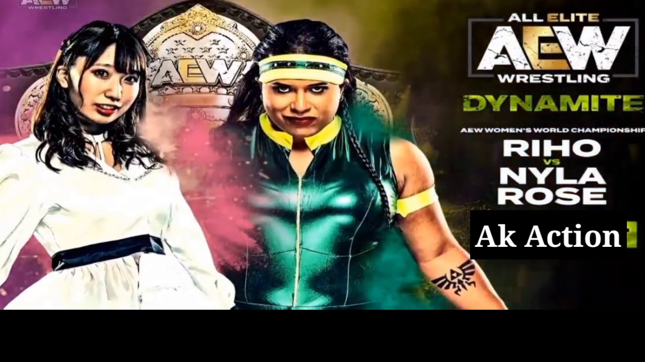 AEW Woman Championship Tital Riho Vs Nyla Rose Full Match 2019 - YouTube