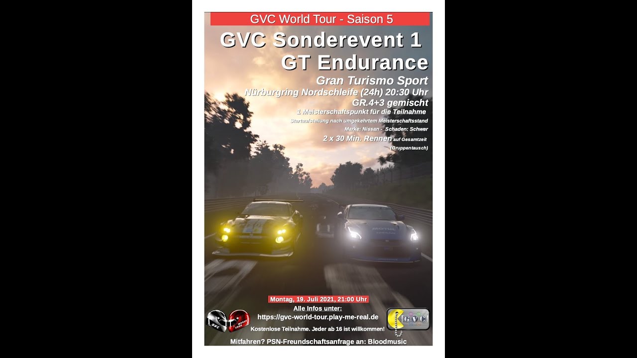 GVC World Tour Saison 5 Sonderevent 1 - PS4-Live-Übertragung von ...