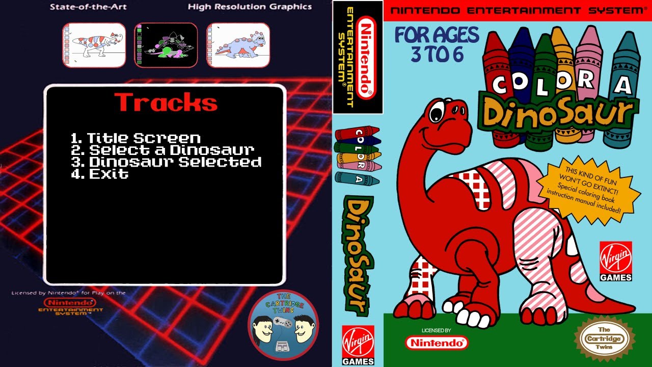 Color a Dinosaur - NES OST - YouTube