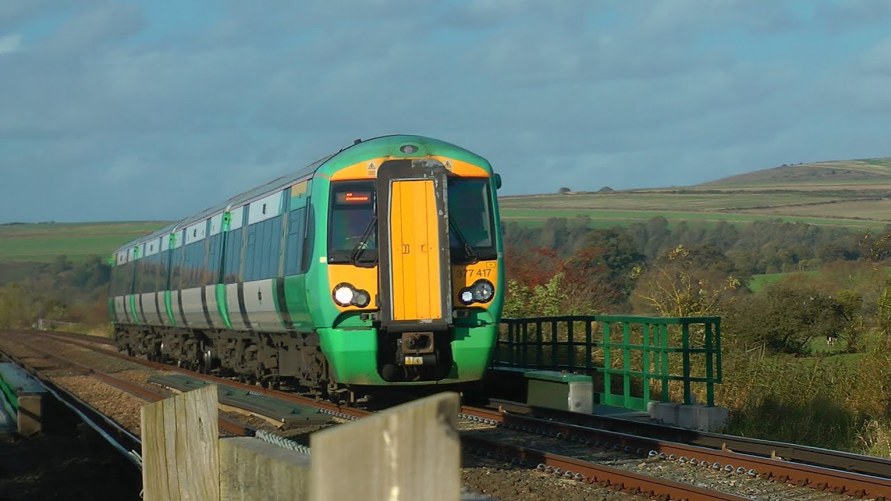 377417 On The Arun Valley Line Heading Towards Arundel For Bognor Regis ...