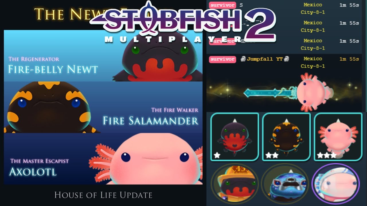 Stabfish 2 蠑螈家族 - YouTube