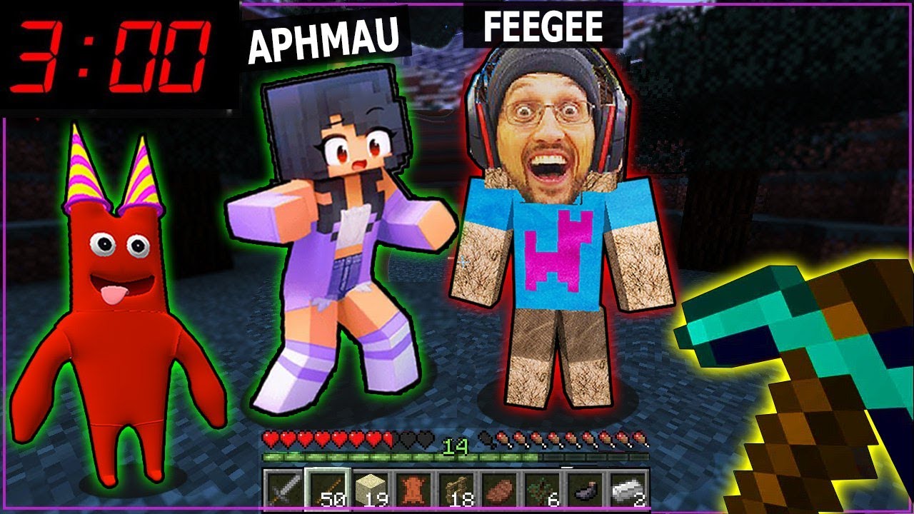 GIRL in an ALL BOYS Minecraft Sleepover! minecraft aphmau fgteev ...